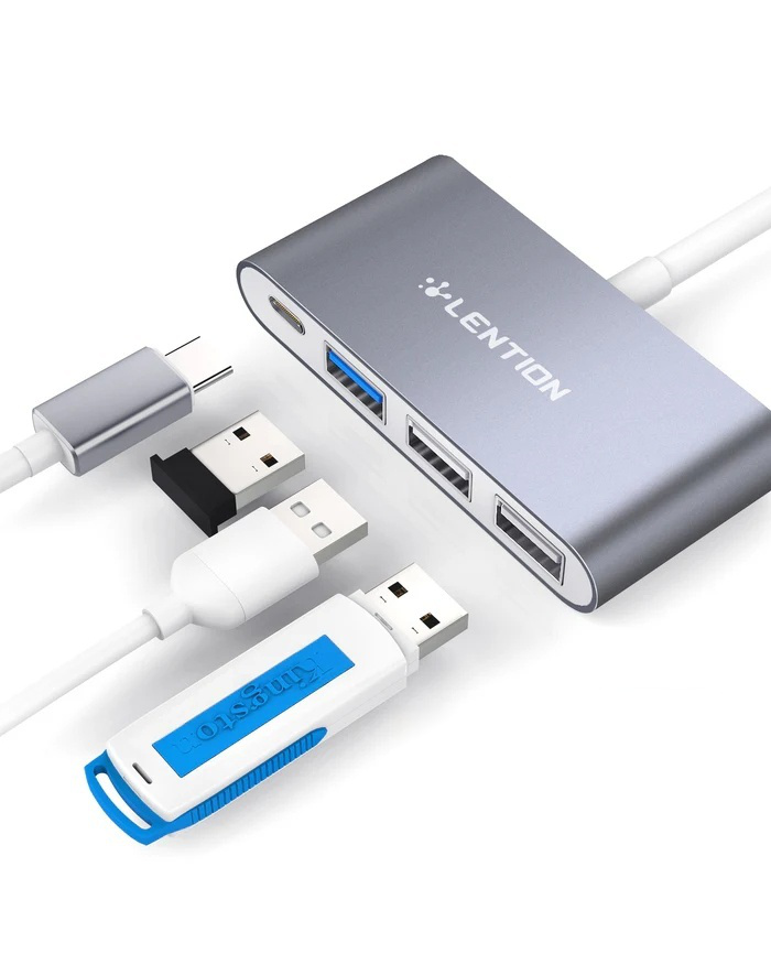 How to Use a USB-C Hub with Power Delivery for Charging & Data – Lention
