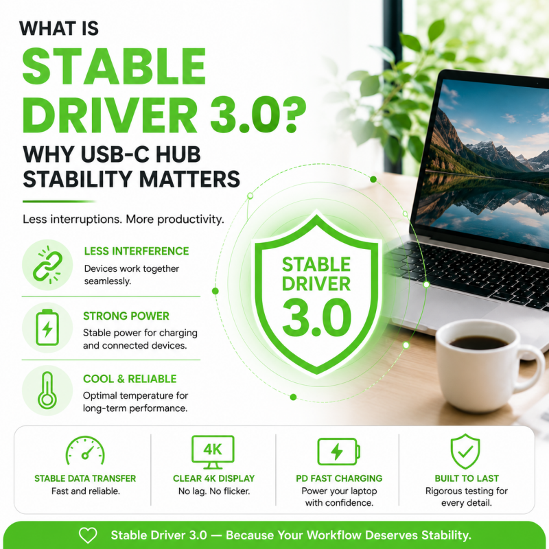 What Is Stable Driver 3.0? Why USB-C Hub Stability Matters – Lention