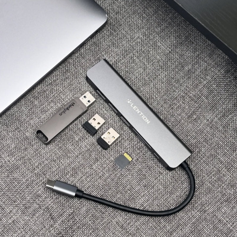 How to Easily Set Up Multiple Displays with a USB-C Dock – Lention