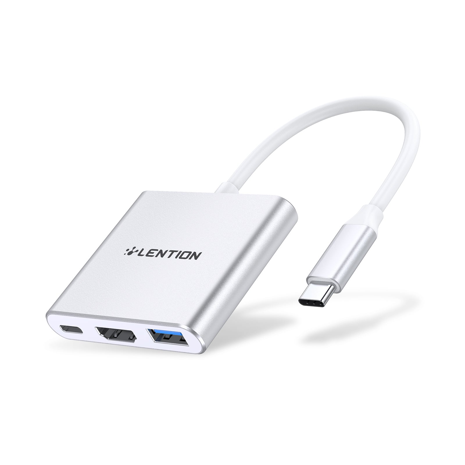 LENTION 3-in-1 USB C Hub 4K HDMI and 100W PD|Lention