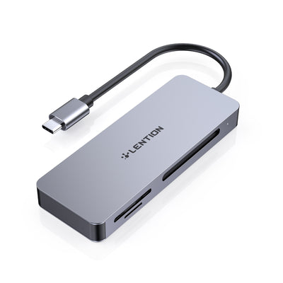 Lention usb c hub with SD/Micro SD 3.0 Card Reader|Lention