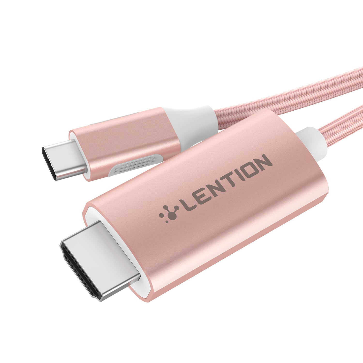 LENTION 6ft Long USB C to HDMI 2.0 Cable Adapter (4K/60Hz)|Lention