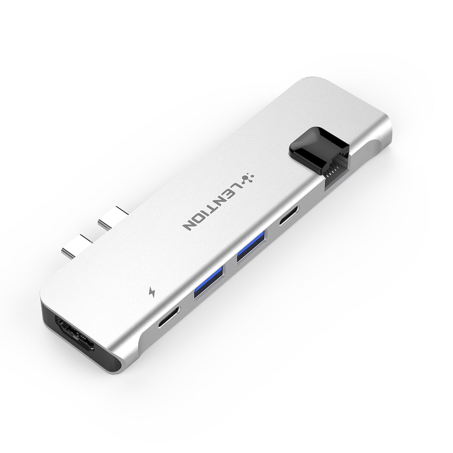 LENTION USB C Portable Hub with Gigabit Ethernet|Lention