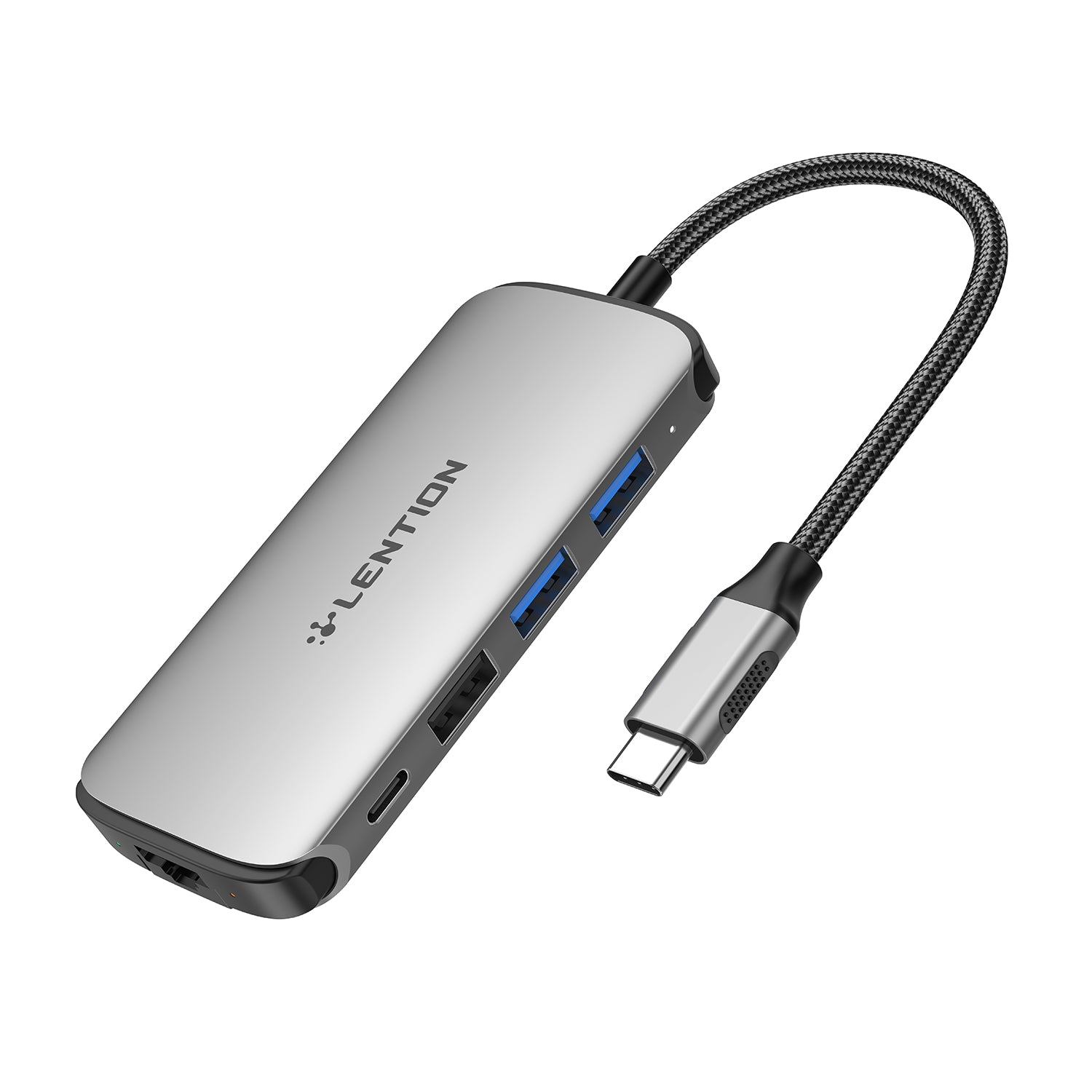 USB C Hub with 2 USB 3.0,4K HDMI and SD Card Reader|Lention