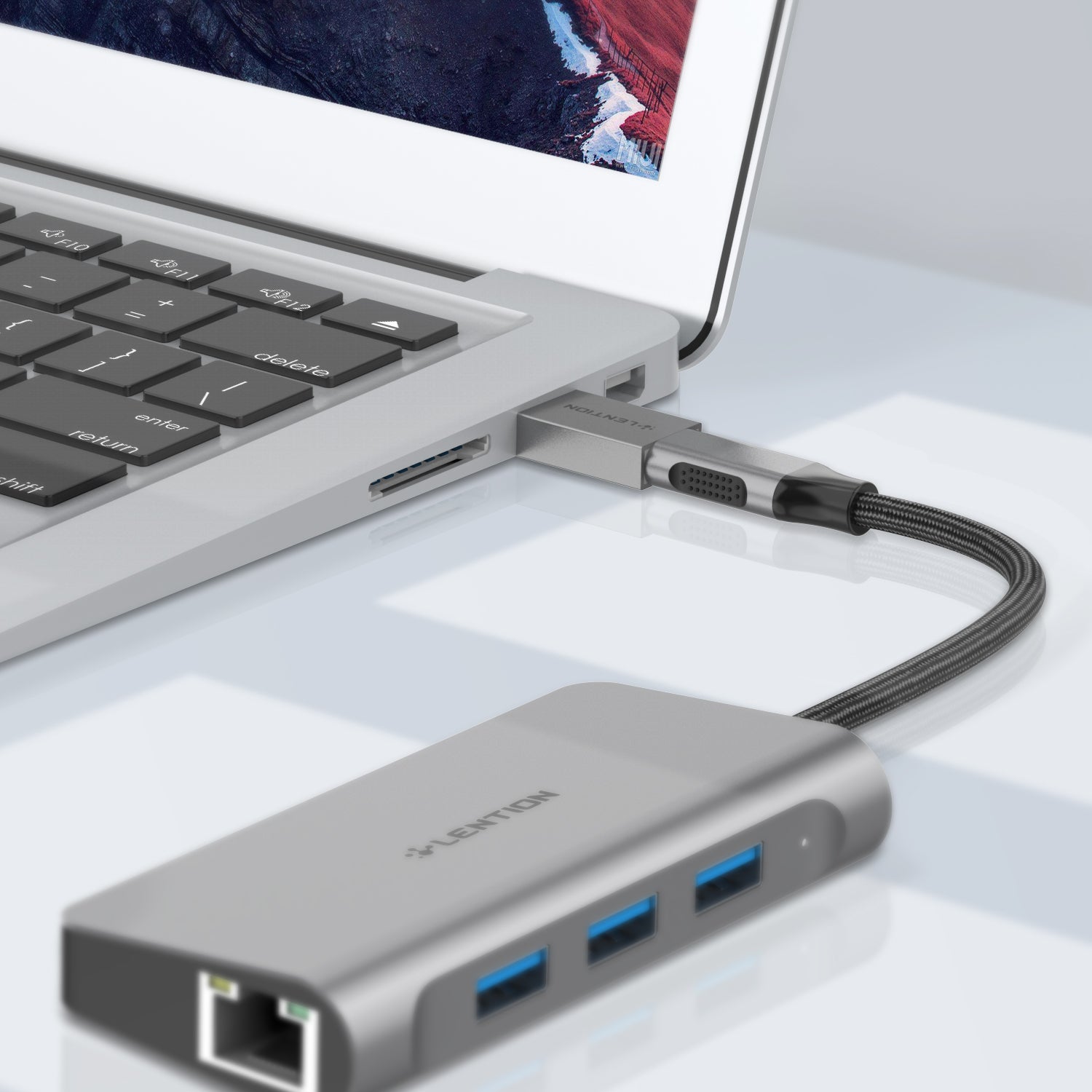 LENTION USB-A to USB-C Adapter|Lention