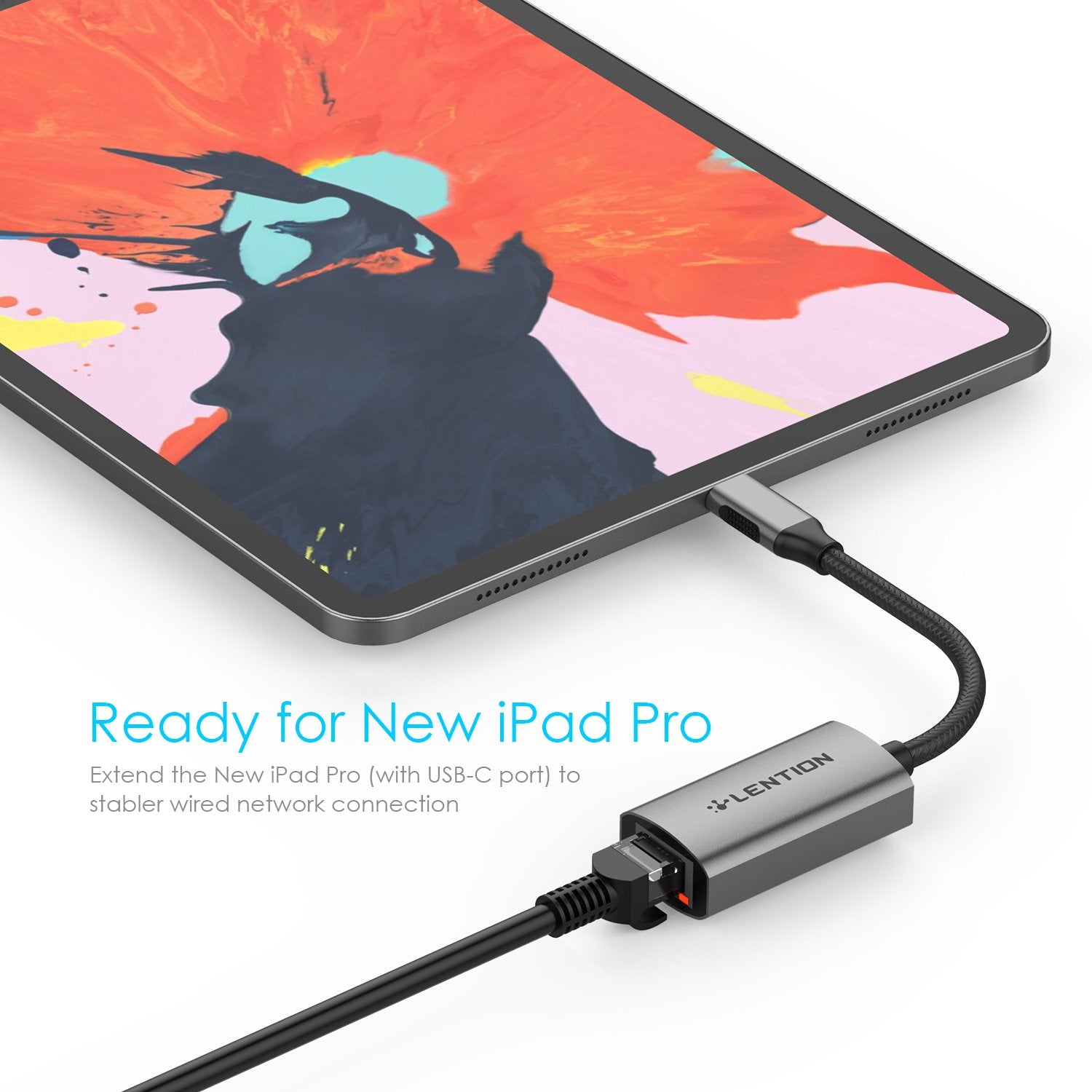 LENTION USB C to Gigabit Ethernet Adapter|Lention