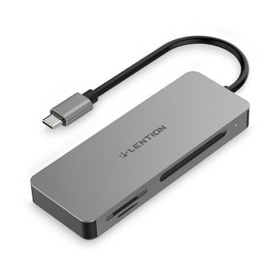Lention usb c hub with SD/Micro SD 3.0 Card Reader|Lention