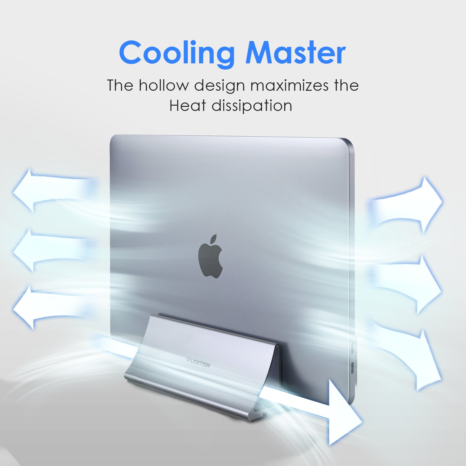 LENTION Aluminum Space-Saving Vertical Desktop Stand (Stand-LS2) – Lention