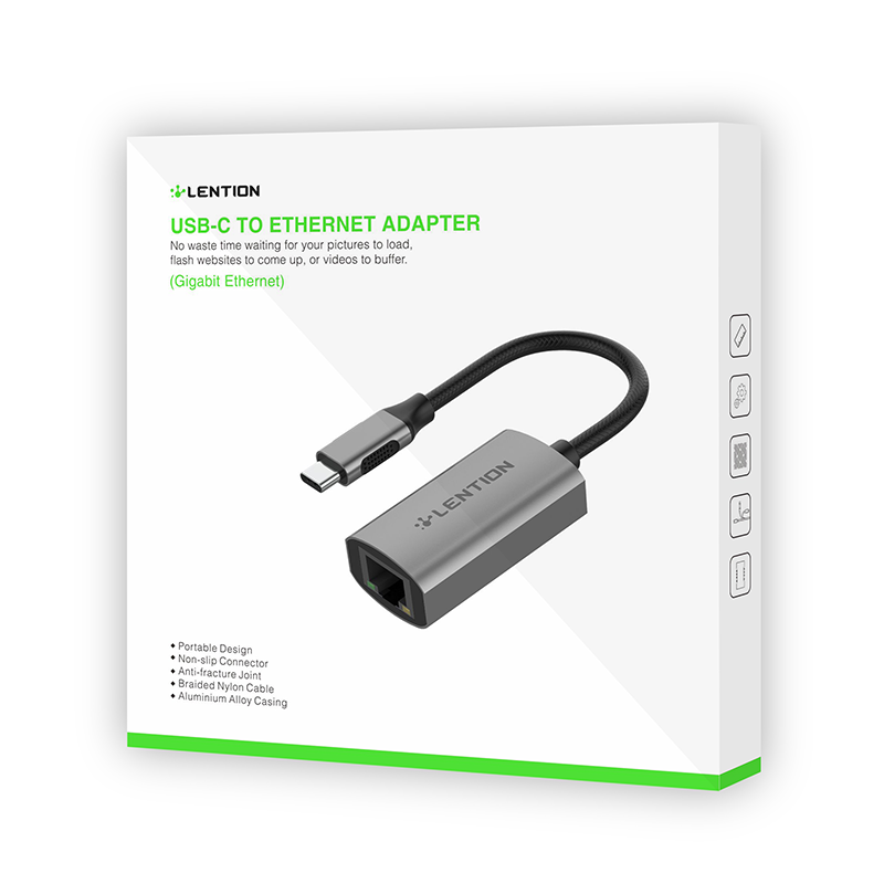 LENTION USB C to Gigabit Ethernet Adapter|Lention