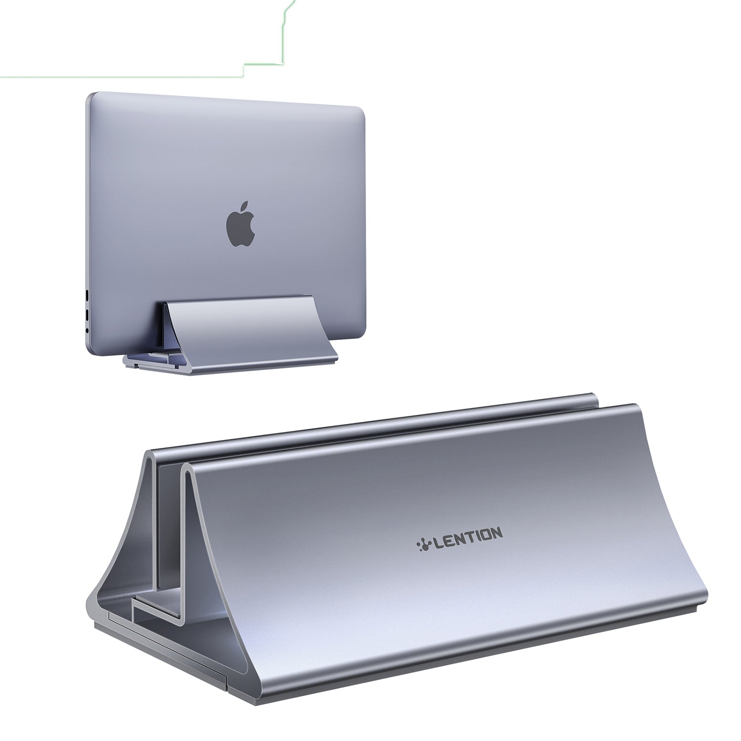 LENTION Aluminum Space-Saving Vertical Desktop Stand (Stand-LS2) – Lention